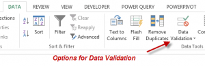 MS Excel Data Validation for Accountants - Excel Zoom